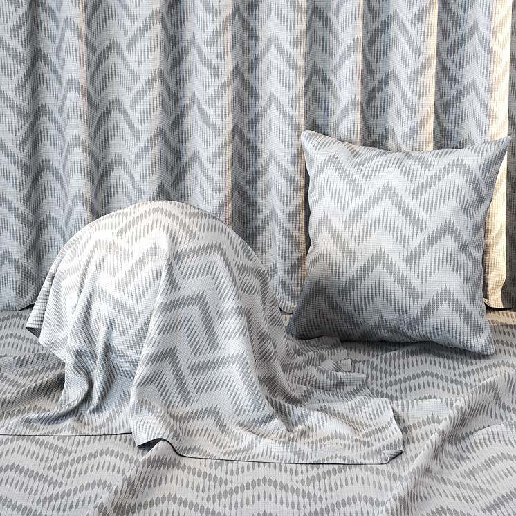 5 Cotton Fabric Texture 4K -Seamless - Fabric - 3D model