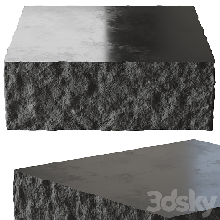 Stone table №14 - Table - 3D model