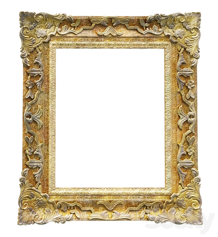 antique picture frame - Frame - 3D model