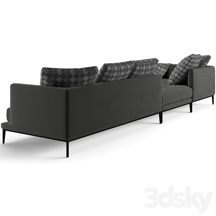 Bonaldo Soft Island sofa 407cm - Sofa - 3D model Bonaldo Soft Island sofa 407cm - Sofa - 3D model
