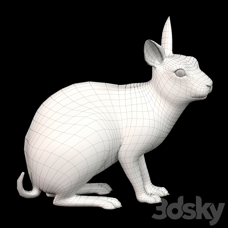 Rabbit - Creature - 3D model