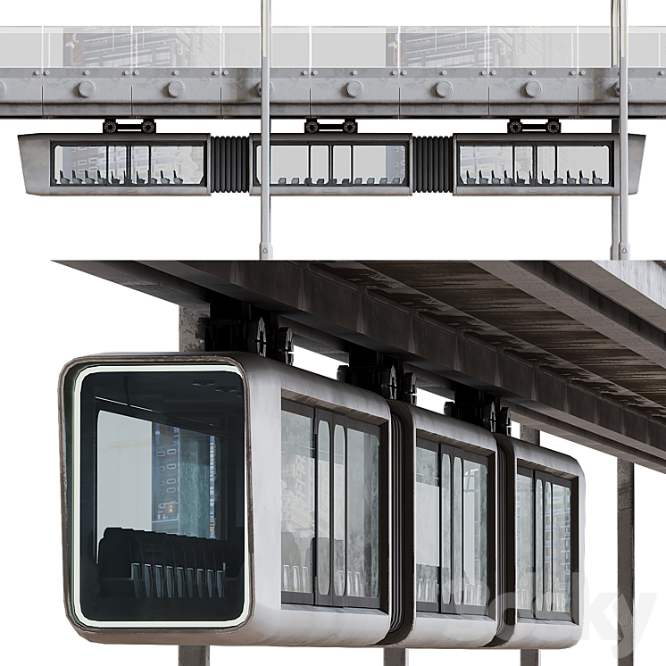 air metro concept - Transport - 3D model