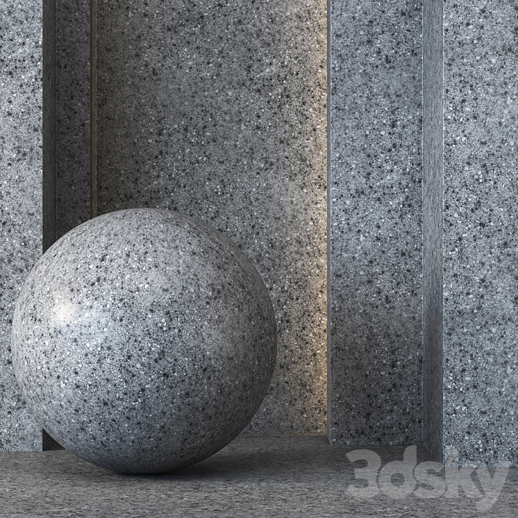 Granite Texture 4k - Seamless - Stone - 3D model