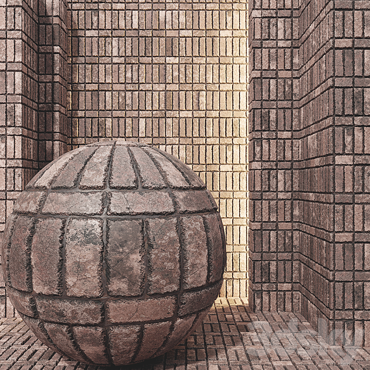N.005 | Brick | 4k | PBR | Seamless - Brick - 3D model