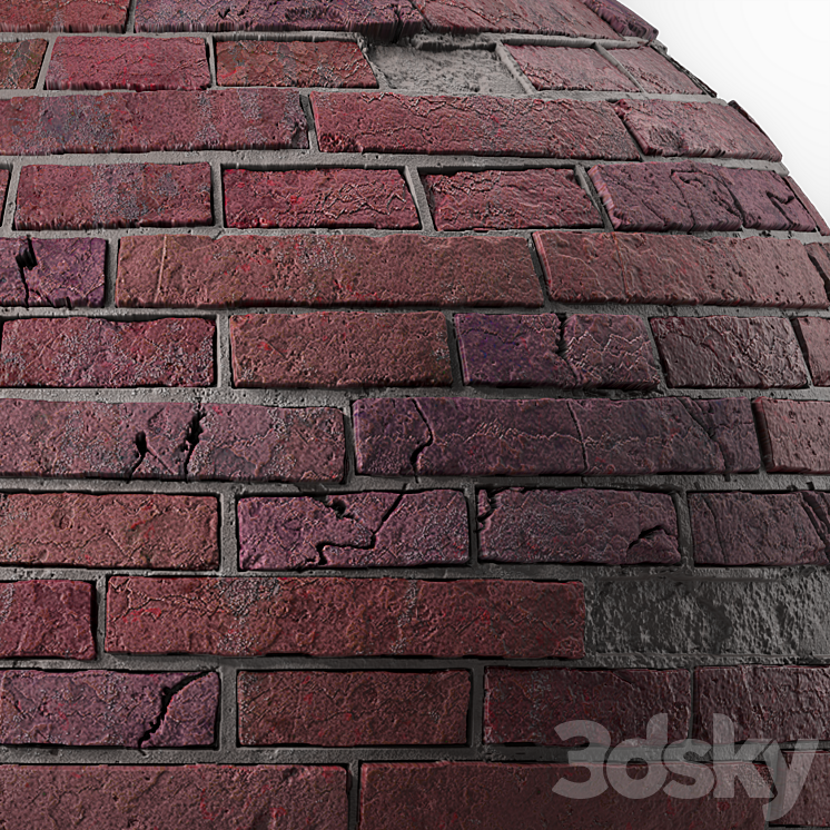 Bricks Materials 35- Pbr 4k Seamless - Brick - 3D model