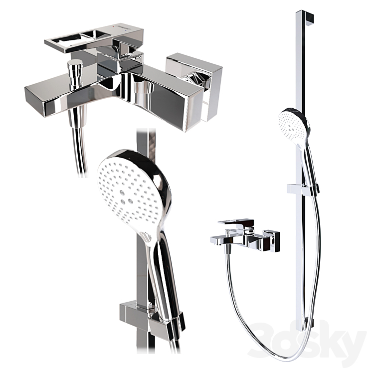 Hansgrohe Metropol tap set - Faucet - 3D model