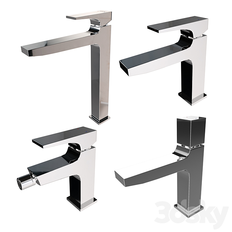 Hansgrohe Metropol tap set - Faucet - 3D model