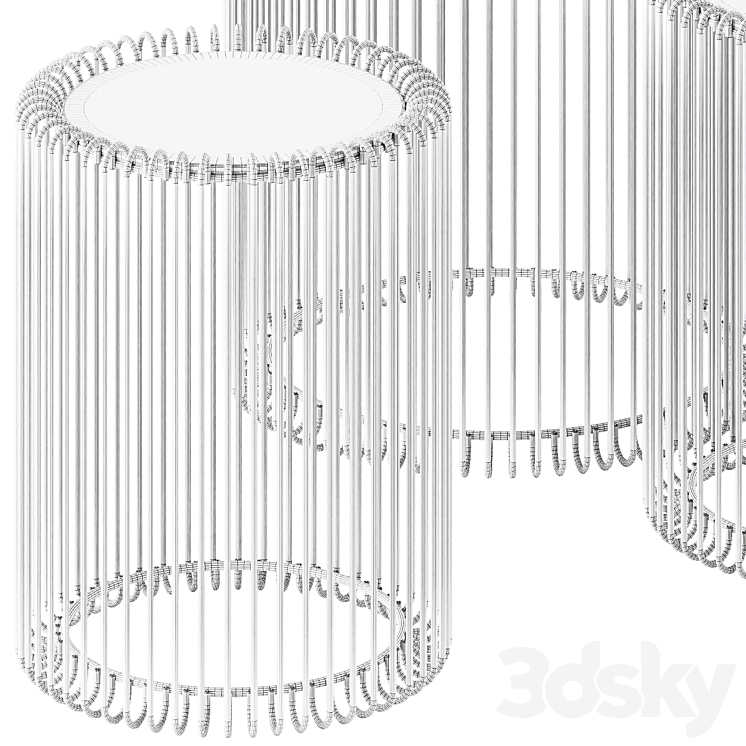 WIRE Coffee Tables by KARE Design / Side table - Table - 3D model