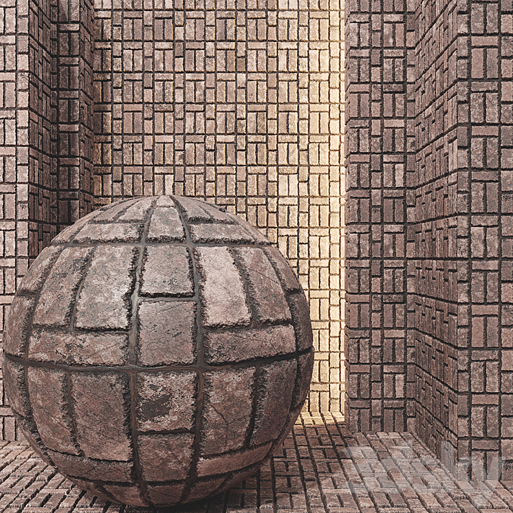 N.011 | Brick | 4k | PBR | Seamless - Brick - 3D model