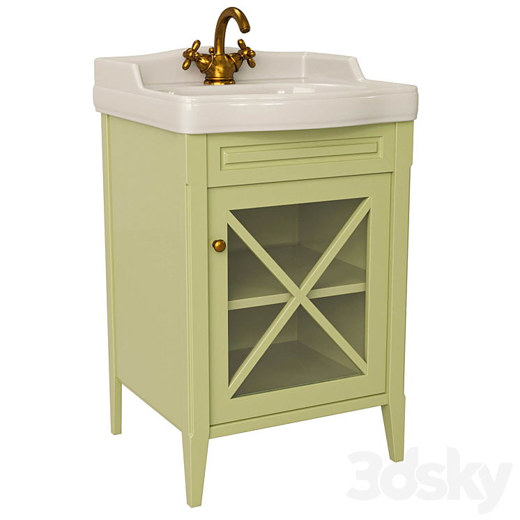 Caprigo NAPOLI 60 - Bathroom furniture - 3D model