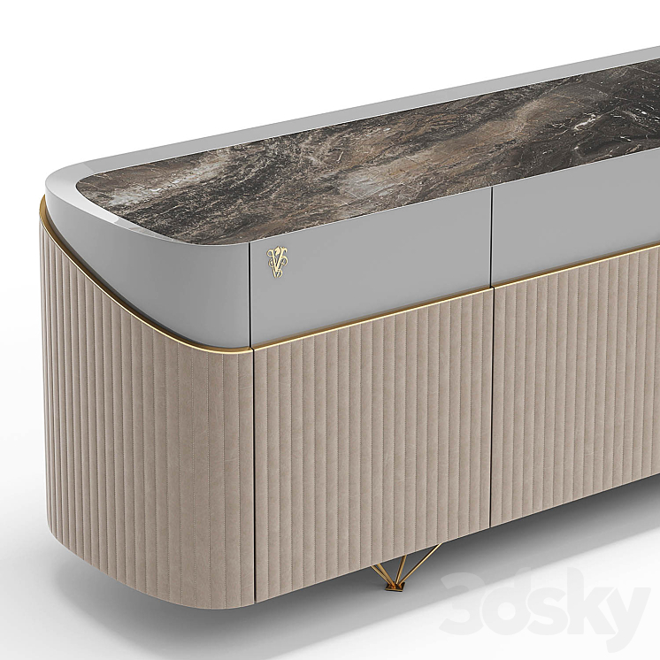 Visionnaire Majestic Cabinet - Sideboard & Chest of drawer - 3D model