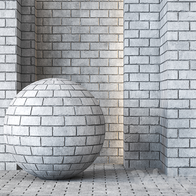 Brick Texture 4K - Seamless - Brick - 3D model