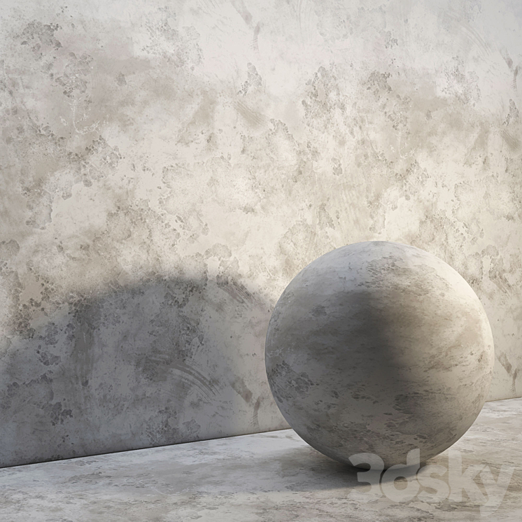 Mrf Damage Concrete - Wall covering - 3D model