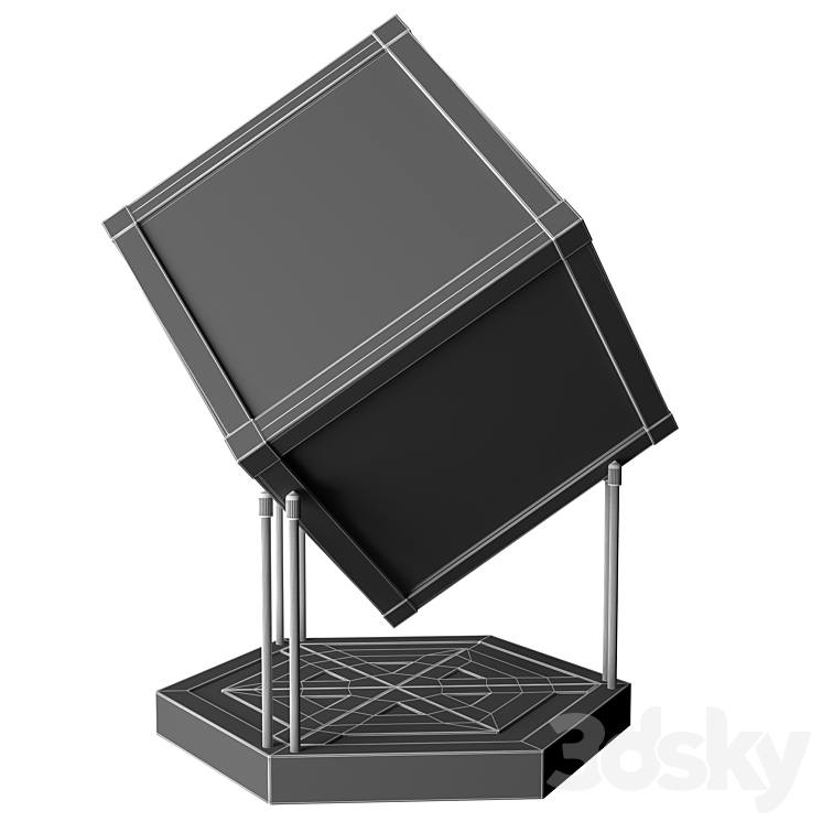 HyperCube - Sculpture - 3D model
