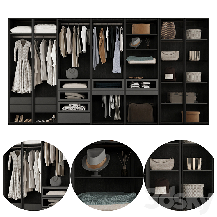 Wardrobe 23/ wardrobe - Wardrobe & Display cabinets - 3D model