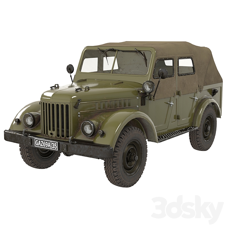 Gas 69 - Transport - 3D model