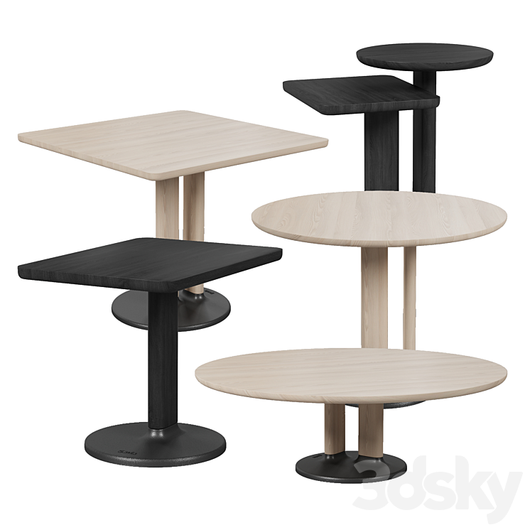 Stam table collection - Table - 3D model