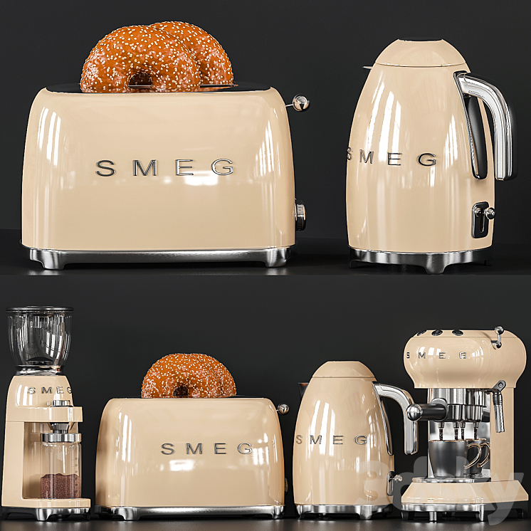 smeg appliance collection - Kitchen appliance - 3D model