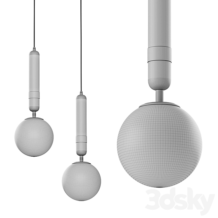 Pendant lamp SHIMAN by Romatti - Pendant light - 3D model