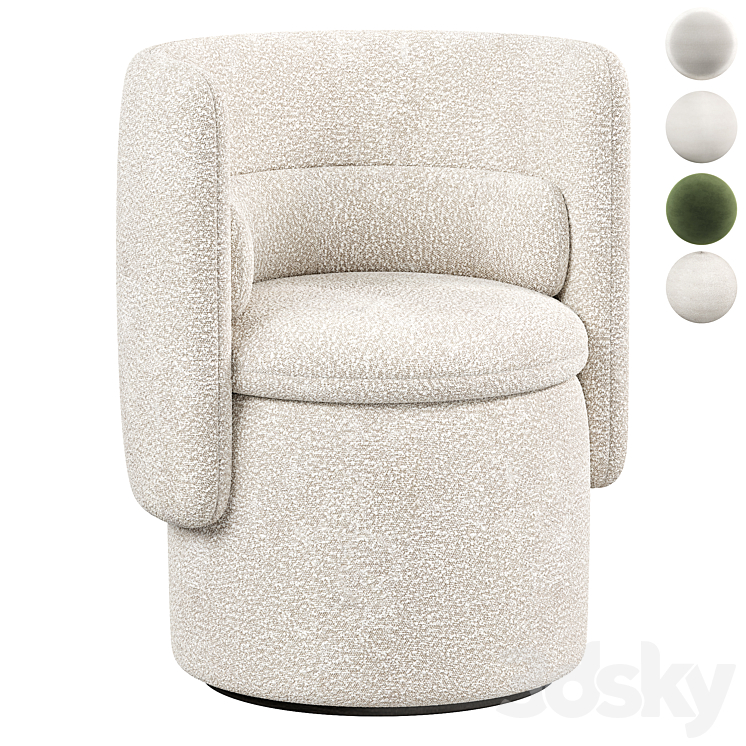 CHAIR FOR SCP - Arm chair - 3D model