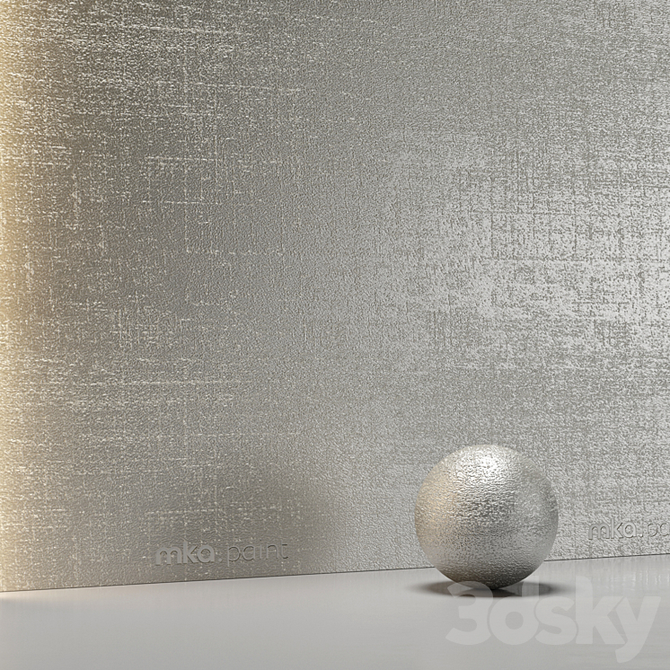 Pearl composition mka paint “Organza” with mother-of-pearl shine - Wall ...
