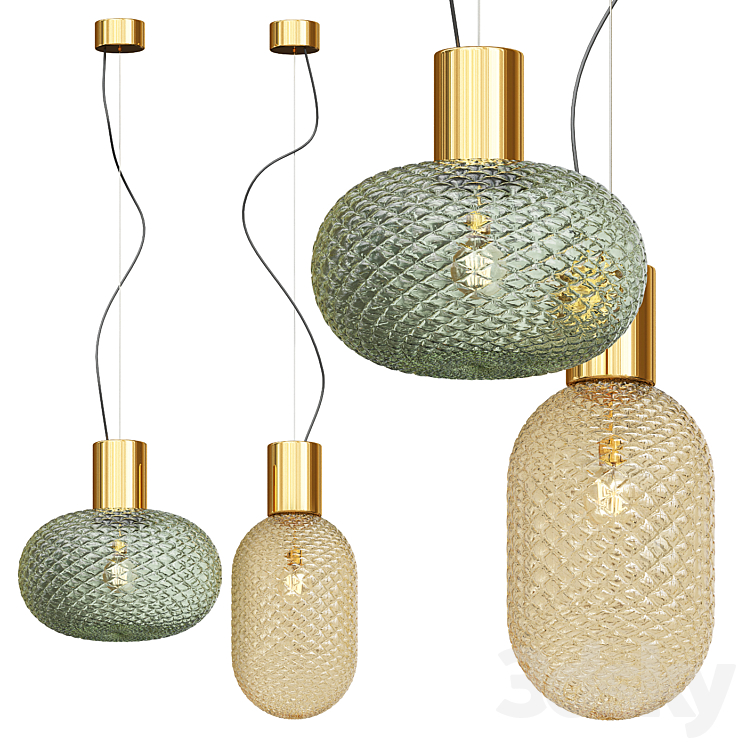 Il Fanale Bloom pendant lamp - Pendant light - 3D model