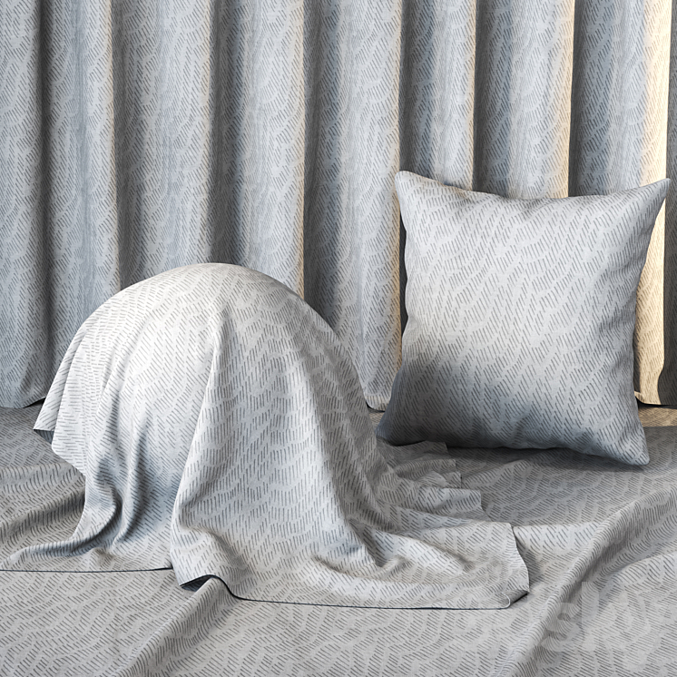 Minimal Cotton Fabric Texture 4K - Seamless - 2 Color - Fabric - 3D model