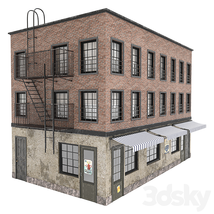 Building 01 - Building - 3D model