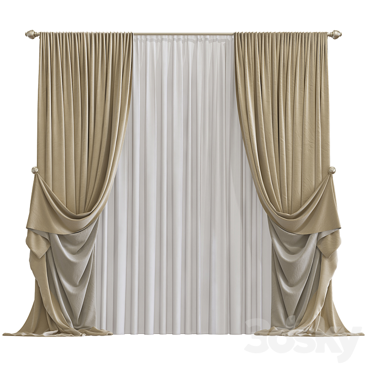 Curtain #312 - Curtain - 3D model