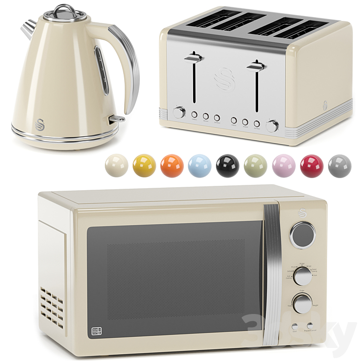 SWAN kitchen appliances - Kitchen appliance - 3D model
