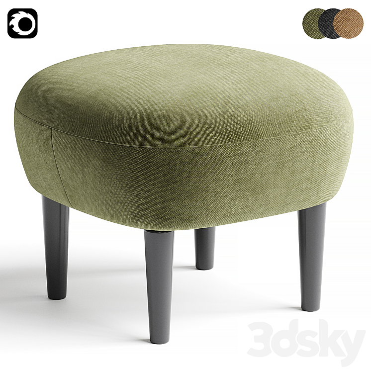 WINGBACK | Footstool By Tom Dixon - Other soft seating - 3D model