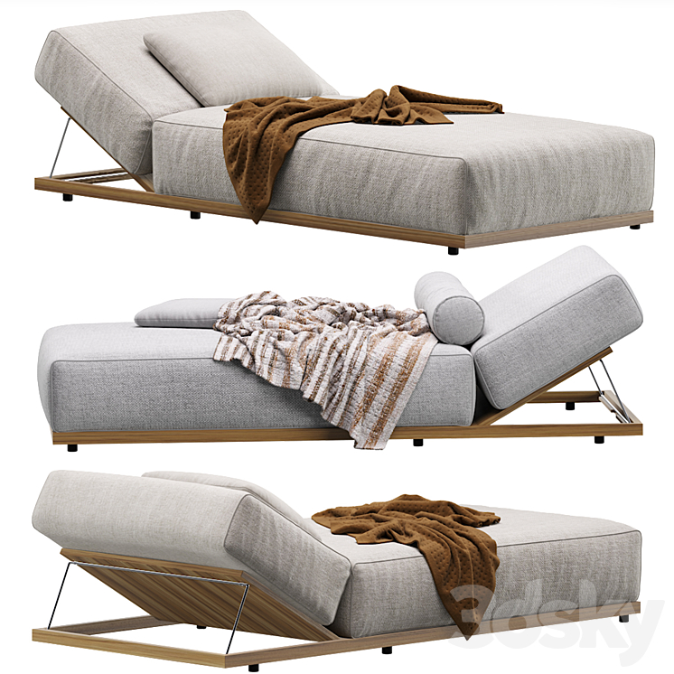 CLAUD OPEN AIR by Meridiani - Other soft seating - 3D model