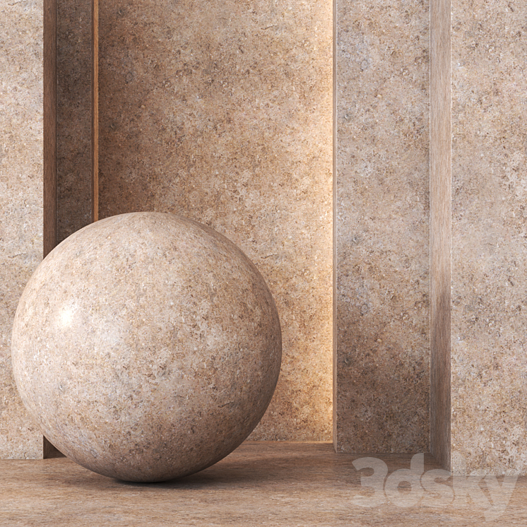 Granite Texture 4K - Seamless - Stone - 3D model