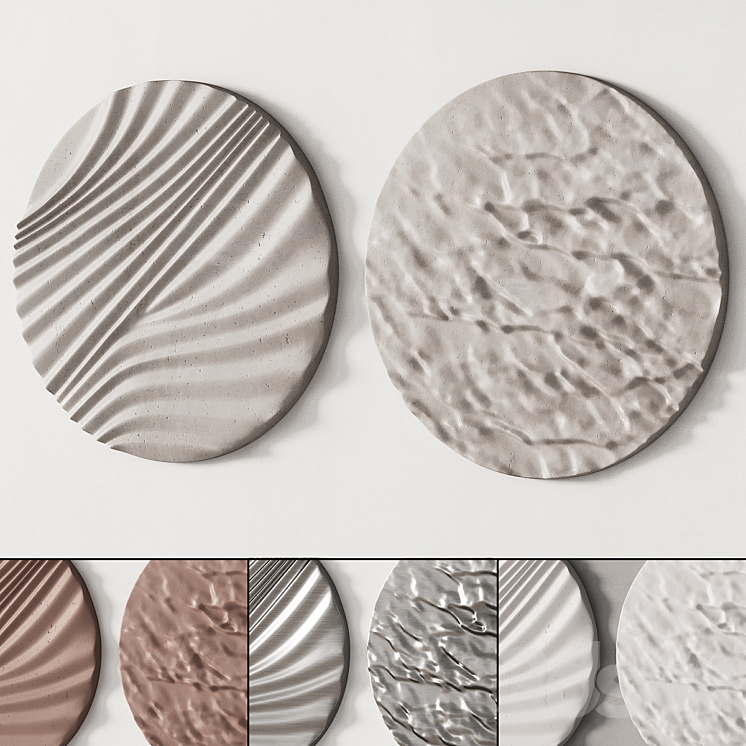 278 decorative wall art 10 round artworks P01 - Other decorative ...