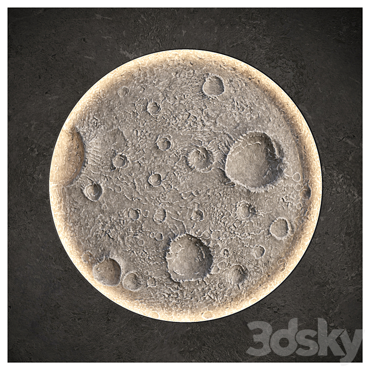 Decorative Moon - Other decorative objects - 3D model