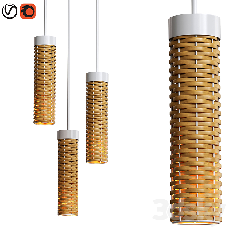 Lier sun - Pendant light - 3D model
