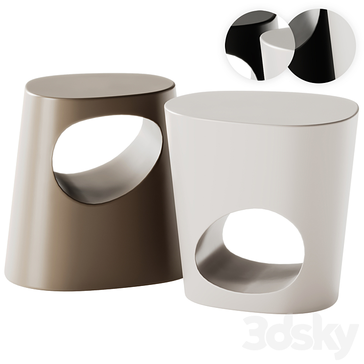 Tacchini POLAR Coffee table - Table - 3D model
