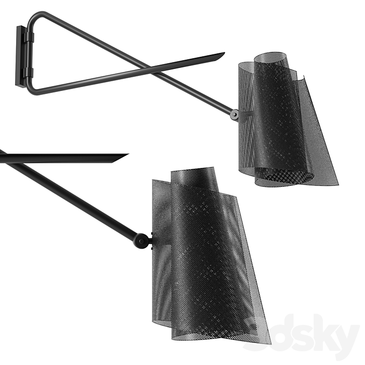 LAURA Wall Lamp by Pierre Yovanovitch - Wall light - 3D model