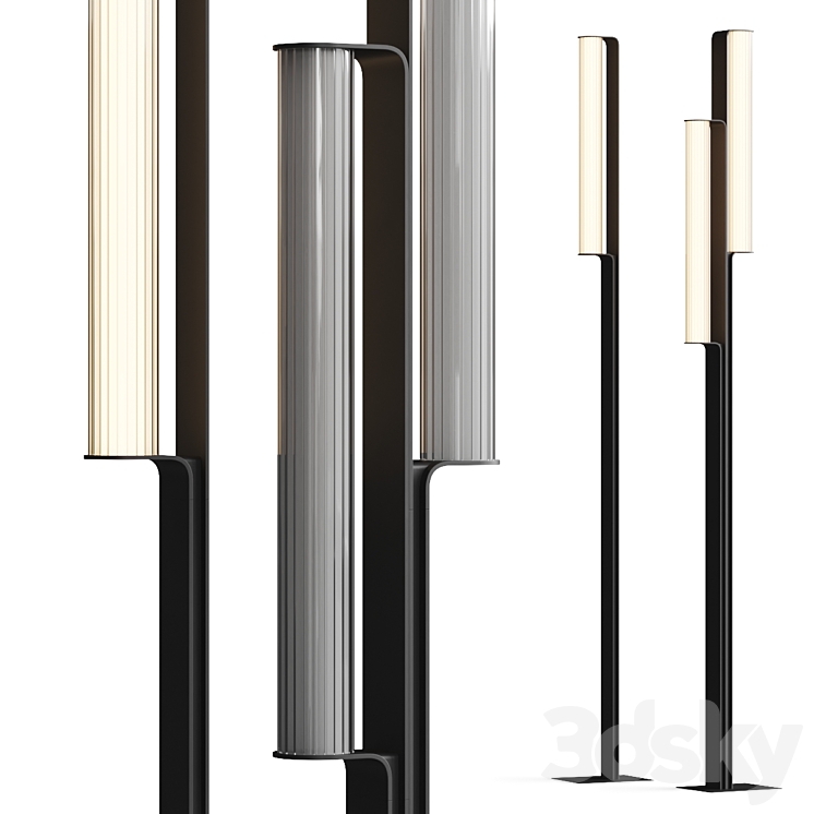 Vibia Class Outdoor Floor Lamps - Street lighting - 3D model