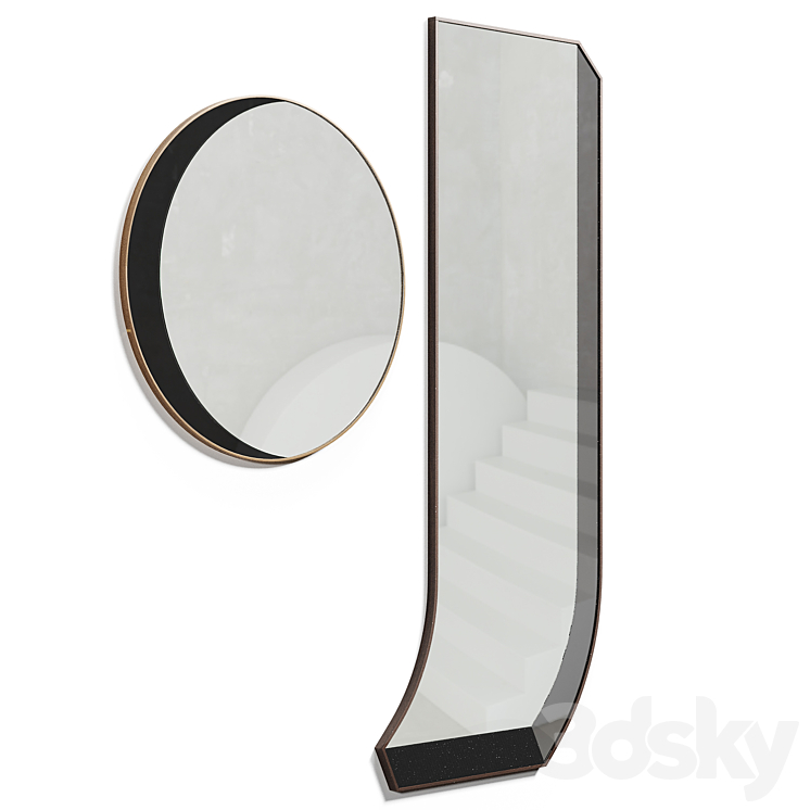 Slump and Orca Mirror by Bower - Mirror - 3D model