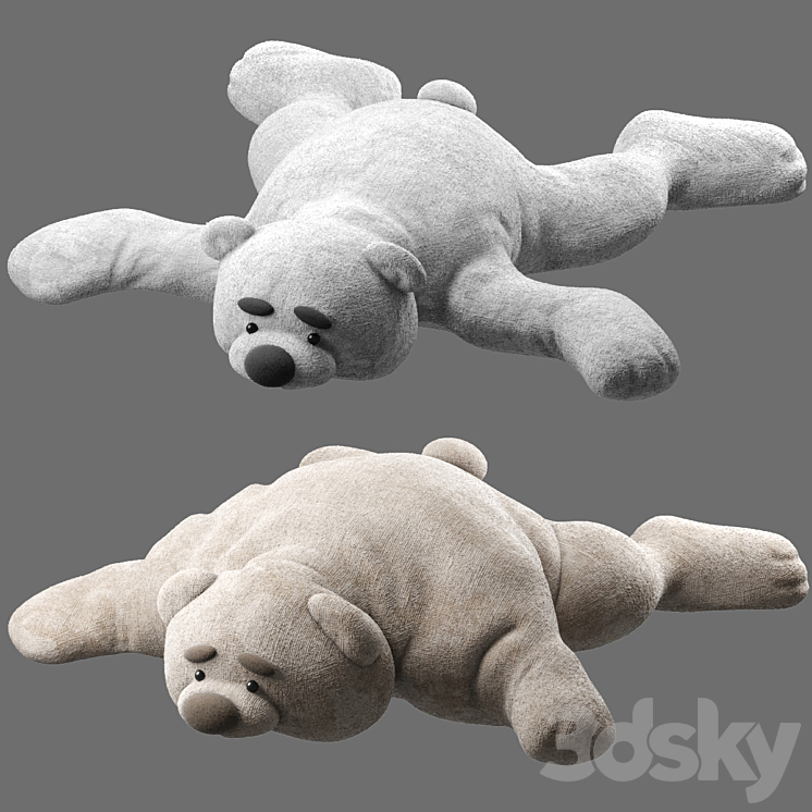 soft toy bear - Toy - 3D model