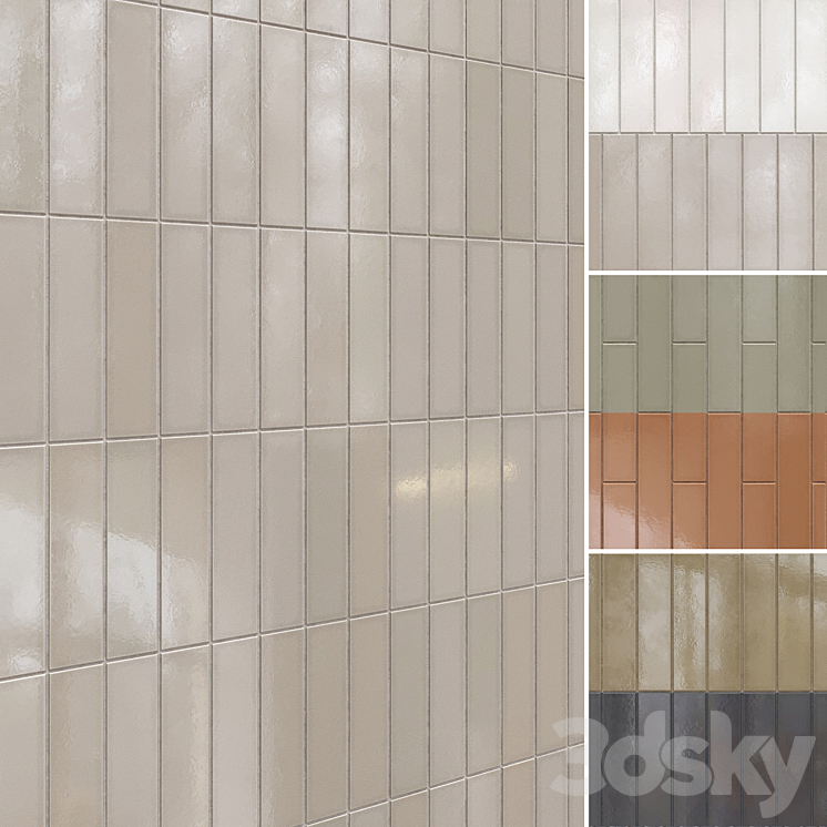 Ceramic Tiles Set 027 - Tile - 3D model