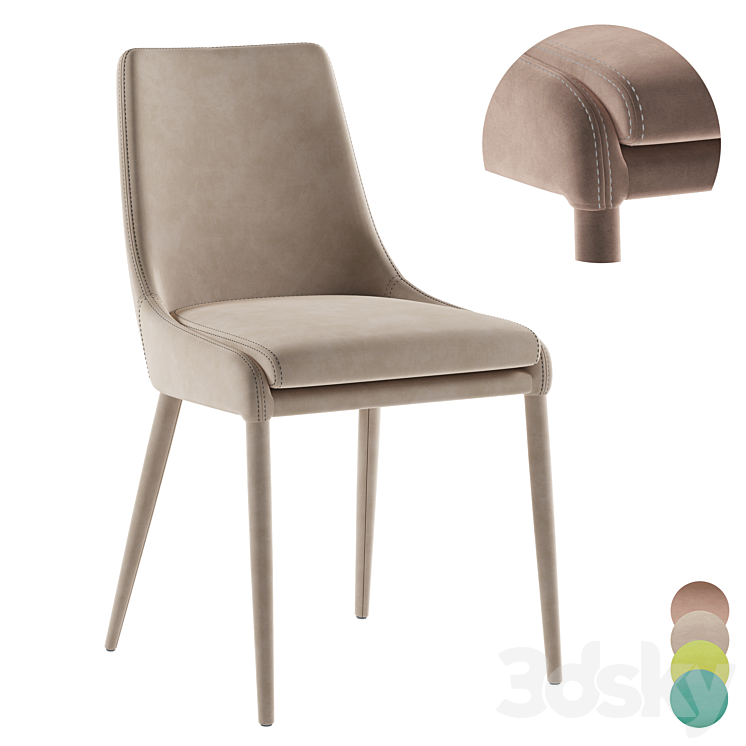 La forma Dant - Chair - 3D model