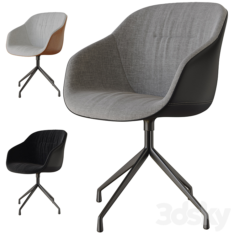 Aac 121 chair soft duo by Hay - Chair - 3D model