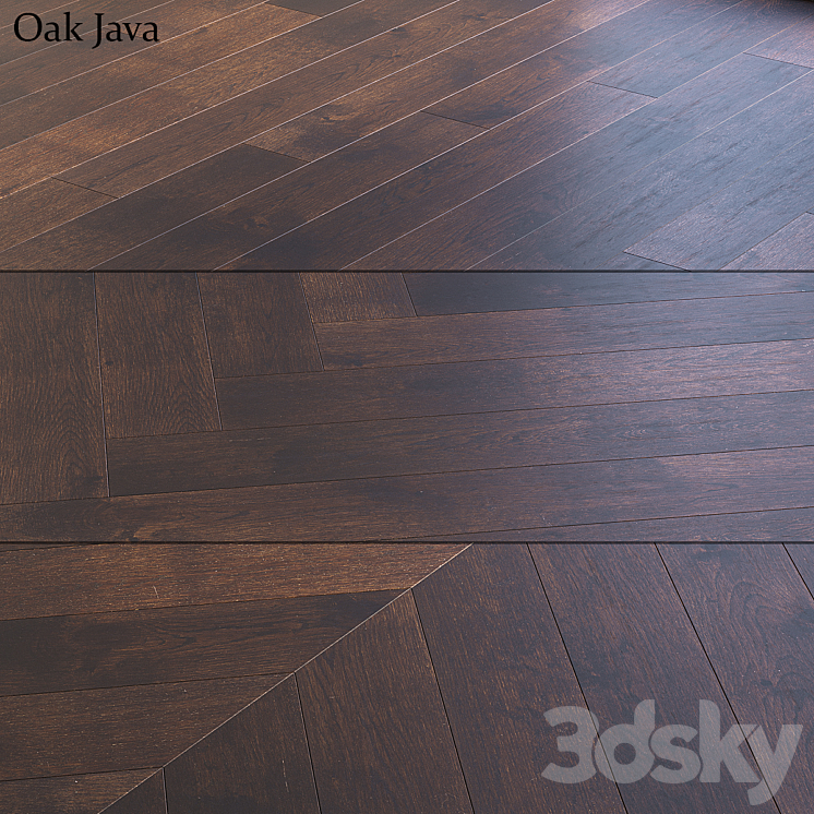 Oak Java - Floor coverings - 3D model