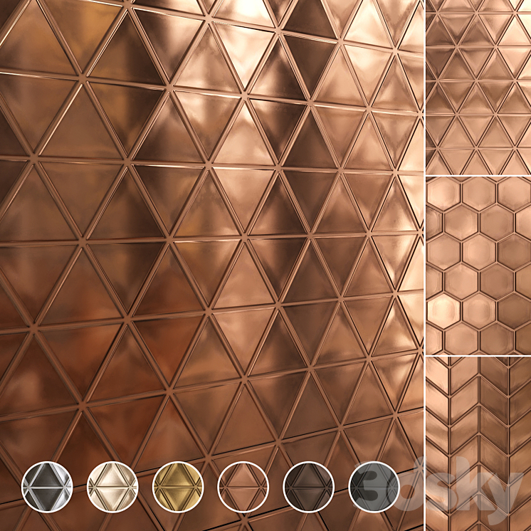 Metal Texture Set 002 - Metal - 3D model