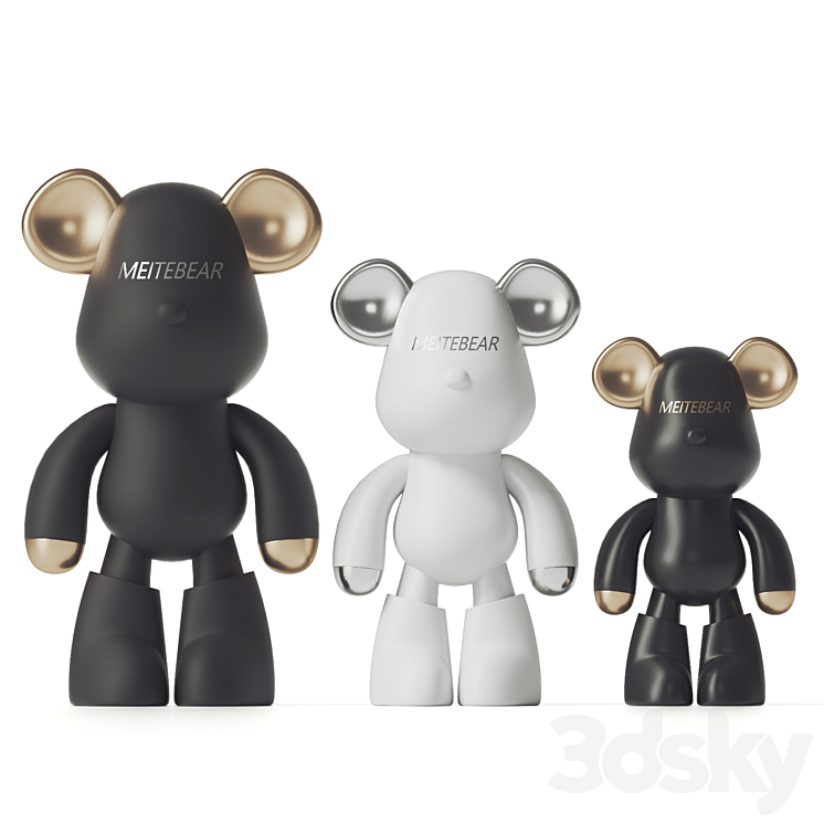 break bear 44676 - Sculpture - 3D model