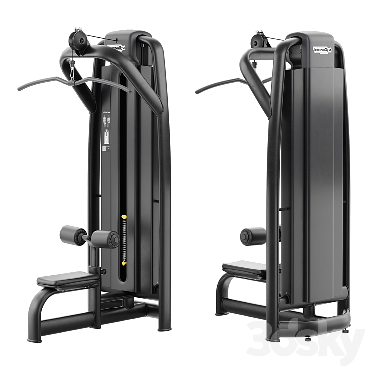 Technogym Selection 700 - Lat Machine - Sports - 3D model