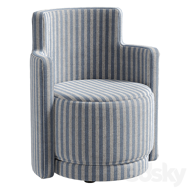 Rhea Swivel Chair - Arm chair - 3D model