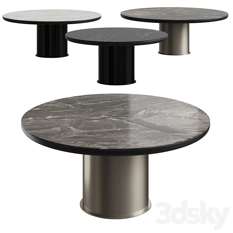 Minotti Brady Dining - Table - 3D model